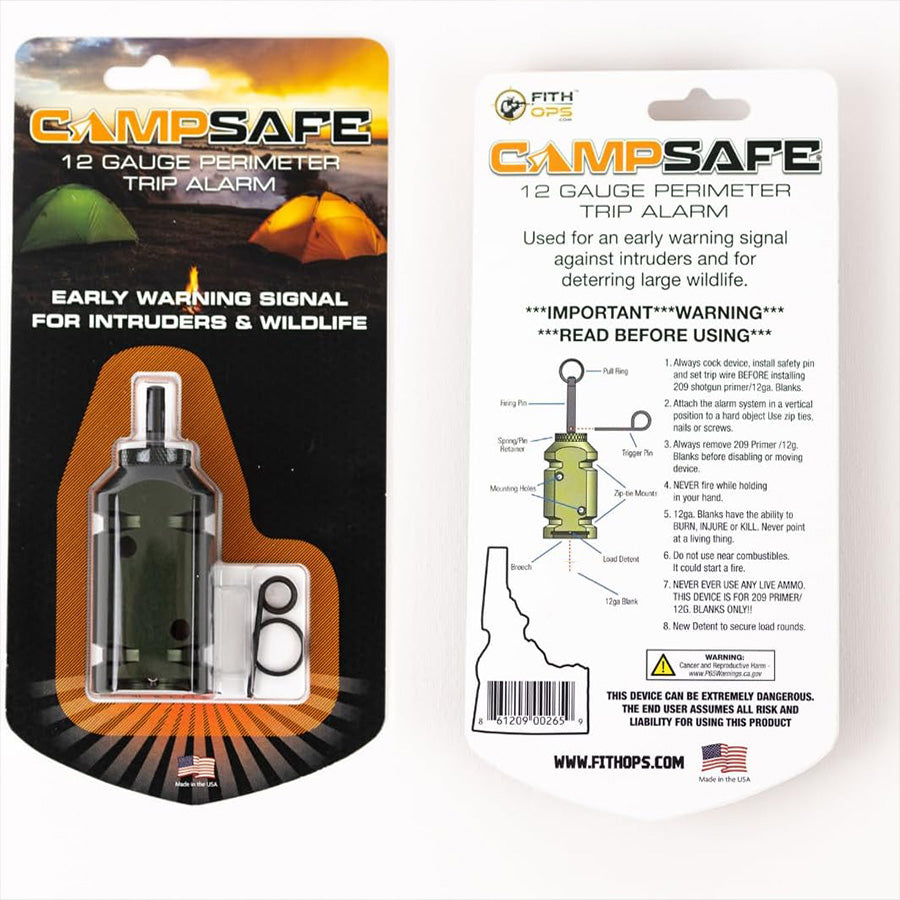 Shop Camp Safe™ 12 Gauge Perimeter Alarm - Fith Ops